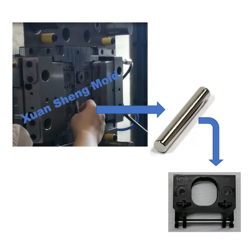 Insert moulding mold insert and insert injection molding