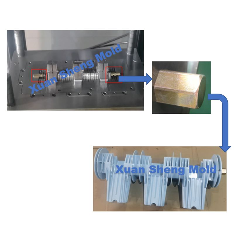 Insert moulding mold insert and insert injection molding