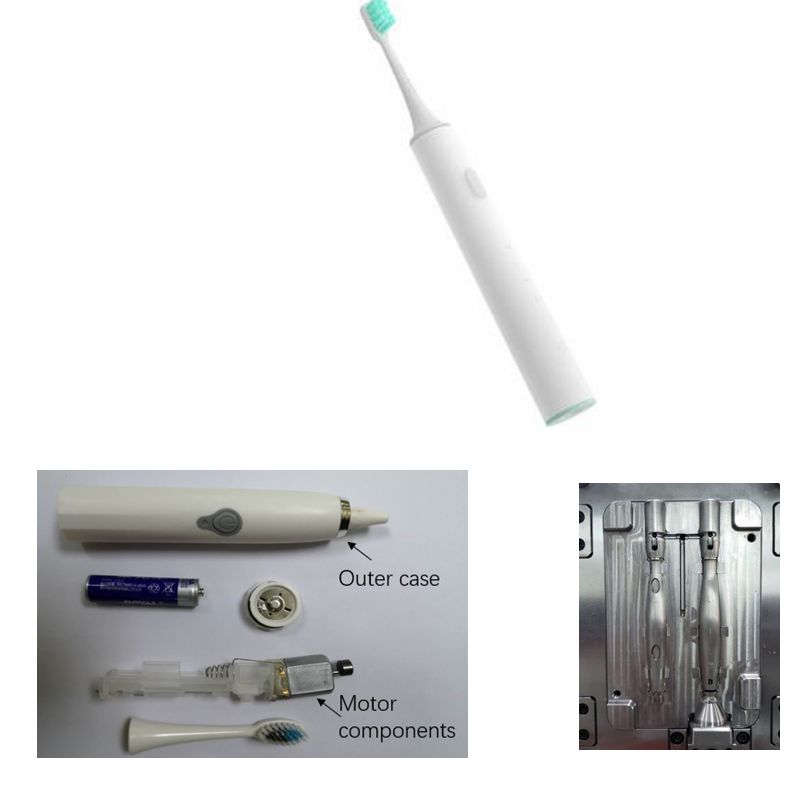 Electric toothbrush precision plastic mold
