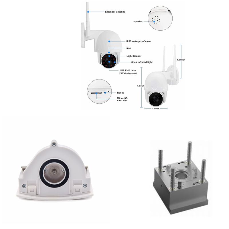 Smart camera precision plastic mold