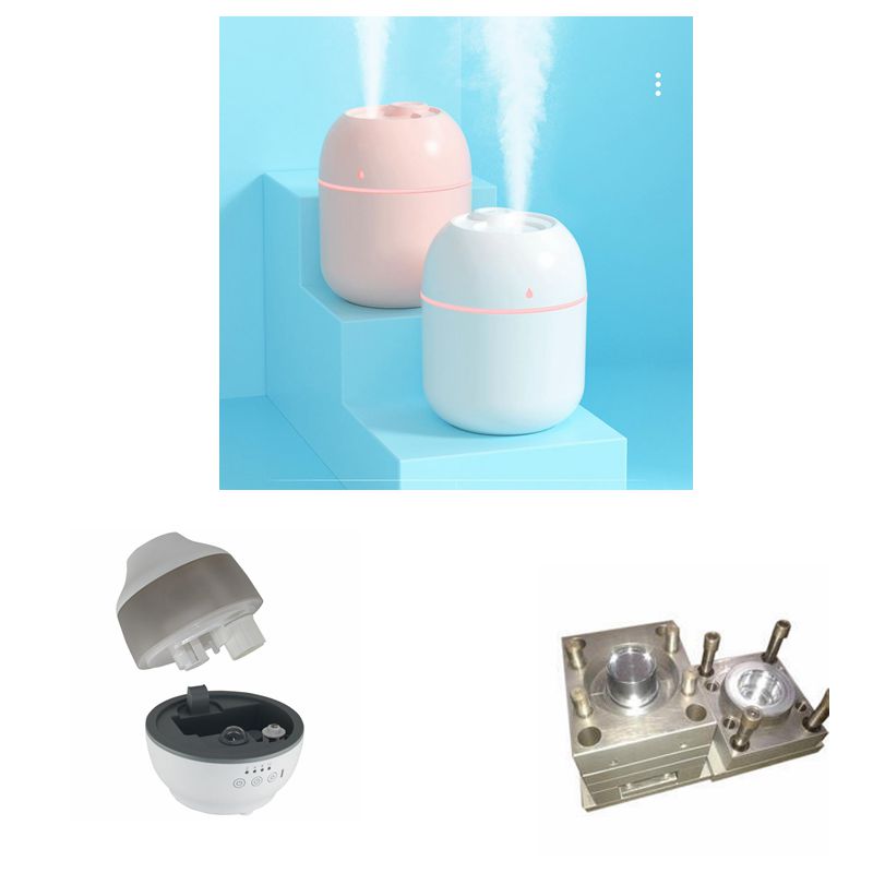 Air humidifier precision moulding and moulds