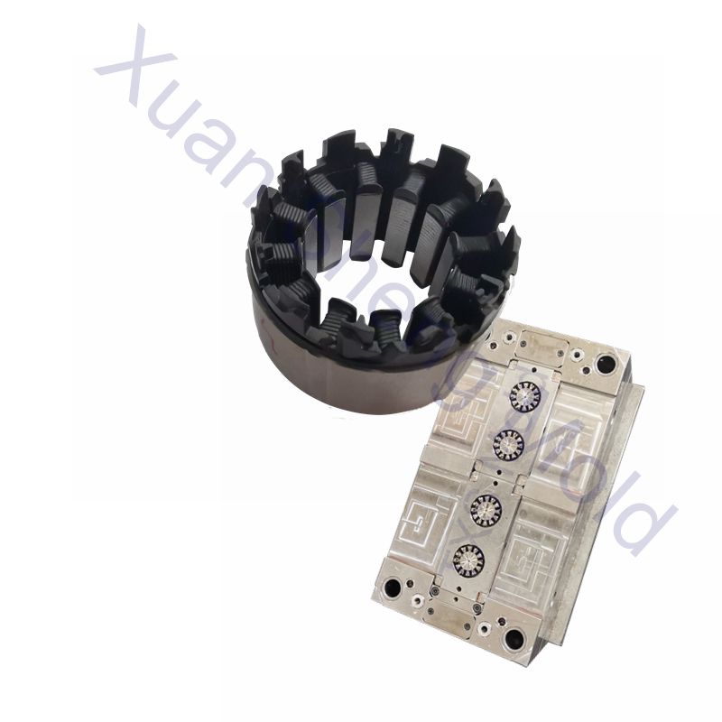 Automotive stator rotor over mold insert molding