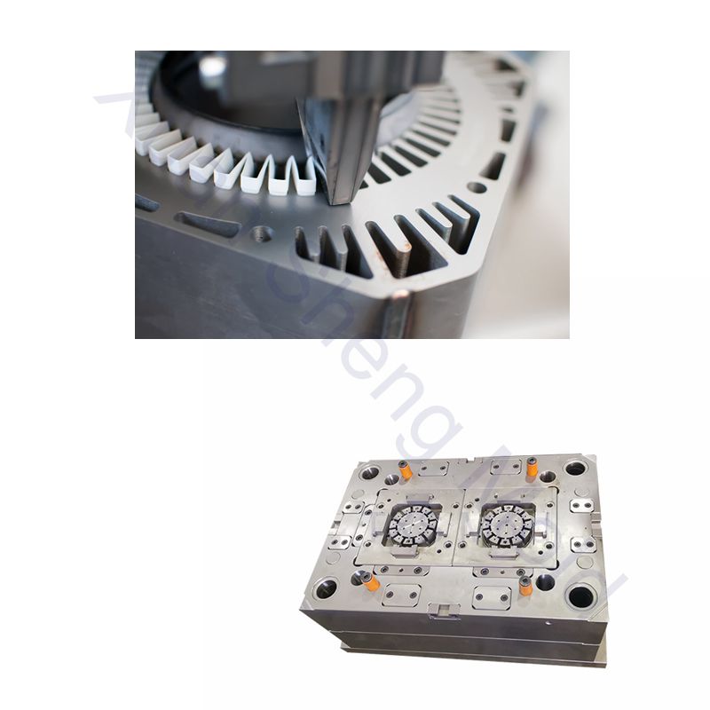 Motor stator precision over mould insert molding process