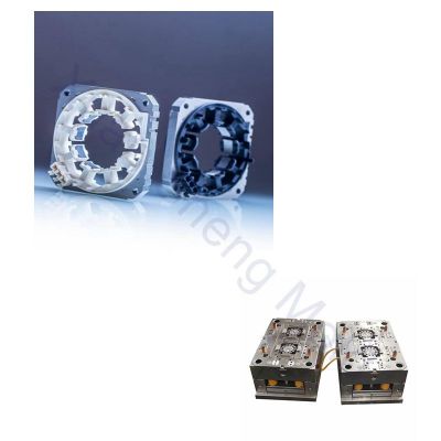 Motor stator precision over mould insert molding process